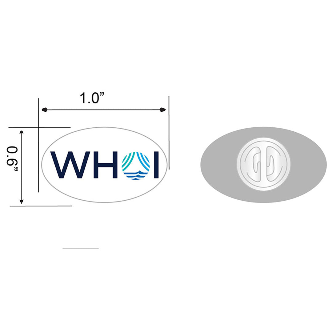 WHOI Acronym Logo Lapel Pin – Woods Hole Oceanographic Institution