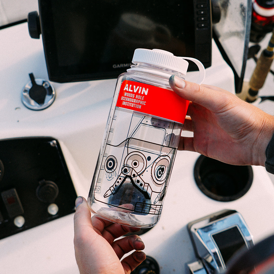 WHOI X CC ALVIN Water Bottle – Woods Hole Oceanographic Institution